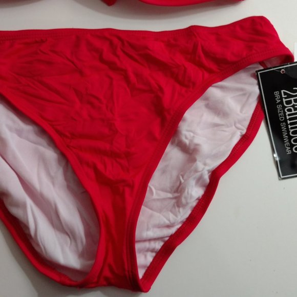 2bamboo | Swim | New 2bamboo Red Bikini Bottoms | Poshmark